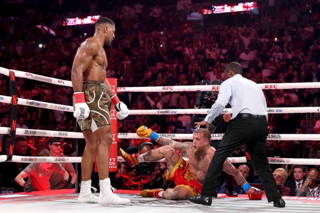 Anthony Joshua Dominates Jake Paul with Brutal 6th Round Knockout ...