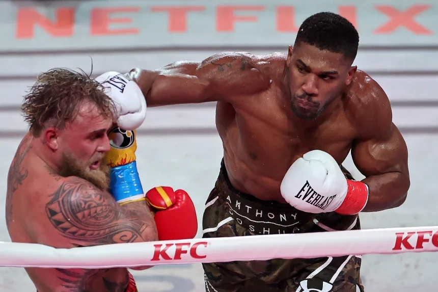 Anthony Joshua Dominates Jake Paul with Brutal 6th Round Knockout ...