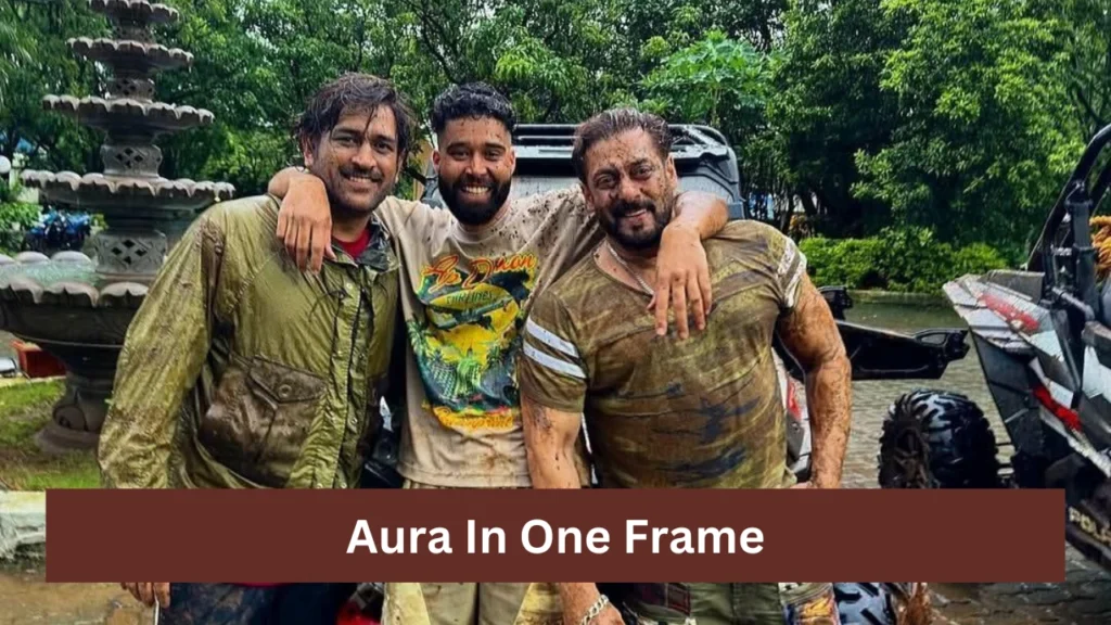 AURA IN ONE FRAME: When Salman Khan, MS Dhoni & AP Dhillon Hung Out at ...