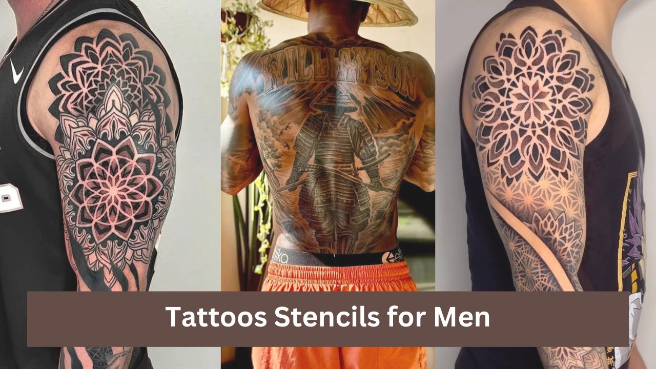 Explore 20 Stunning Tattoos Stencils for Men: Tips & Placement Ideas.