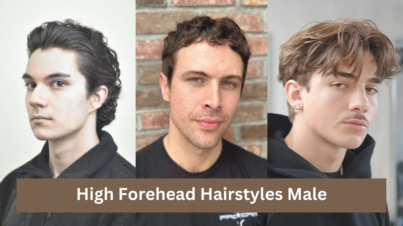 20 High Forehead Hairstyles male That Instantly Balance Your Face.